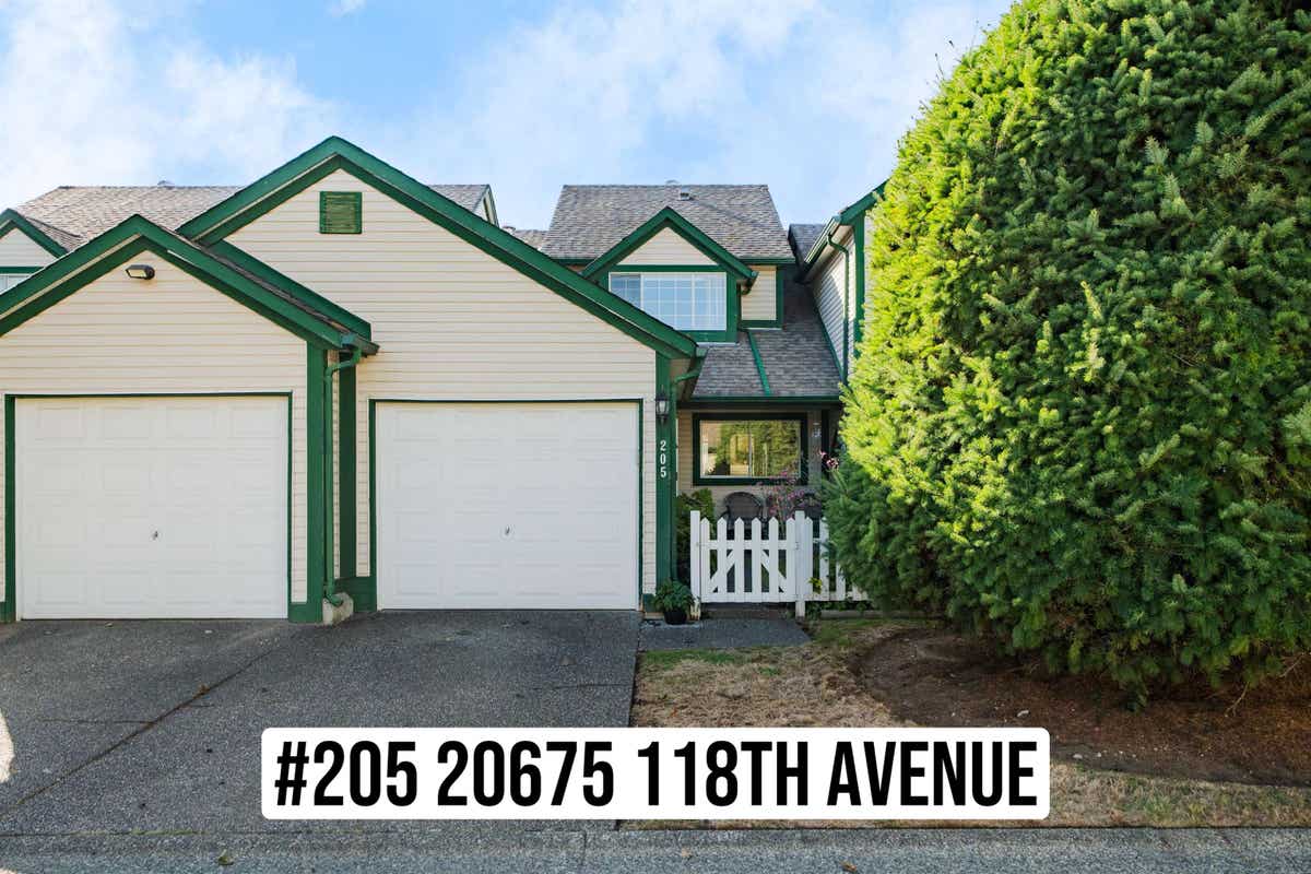 205 20675 118 AVENUE, Maple Ridge BC V2X 0K4, Maple Ridge, BC V2X 0K4 Townhouse For Sale | RE ...